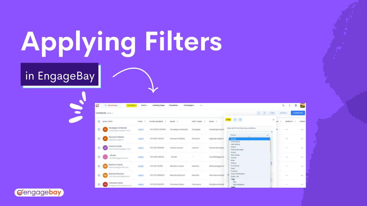 Landing pages | EngageBay