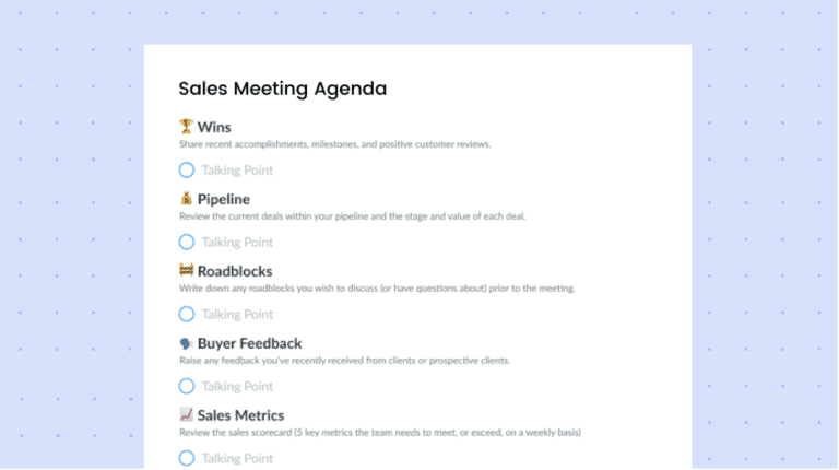 A Productive Sales Meeting in 30 Minutes? Here's How!