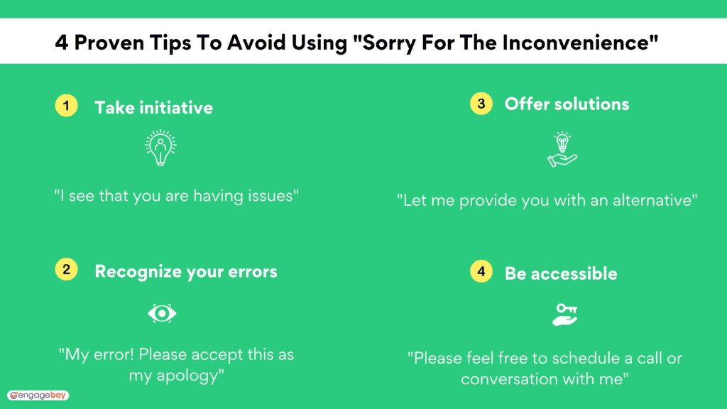 5 Email Templates To Replace 'Sorry for the Inconvenience'