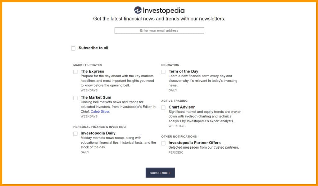 14 Inspiring Newsletter Sign-Up Examples From Top Brands