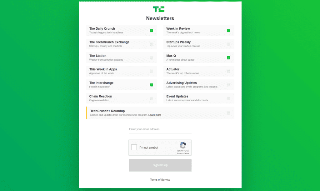 14 Inspiring Newsletter Sign-Up Examples From Top Brands