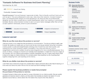 What is Constant Contact? Features, Cost, Reviews, & Alternatives