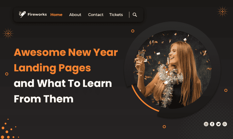 Cool New Year Landing Pages and What To Learn From Them